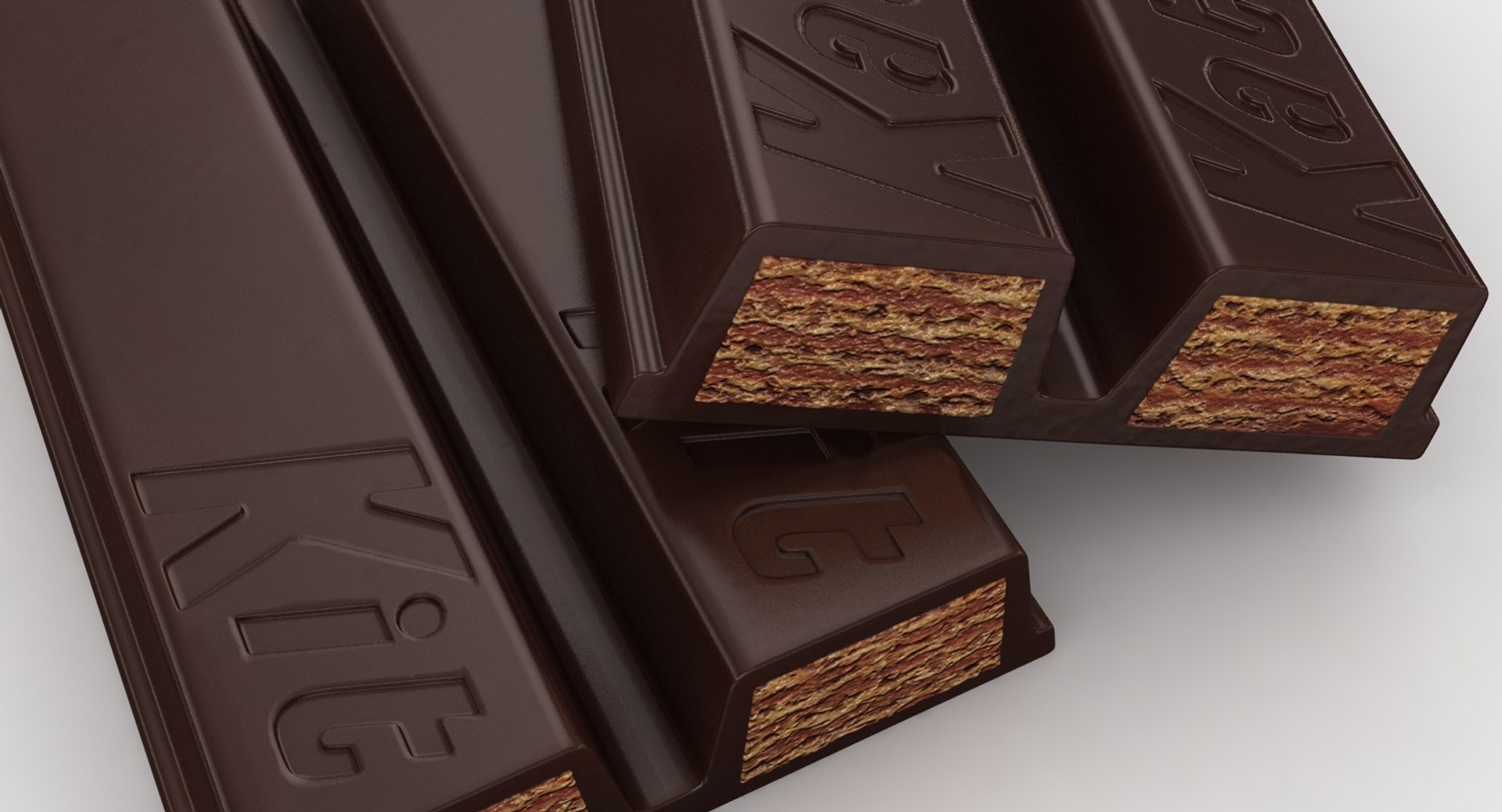 3ds realistic broken kit kat
