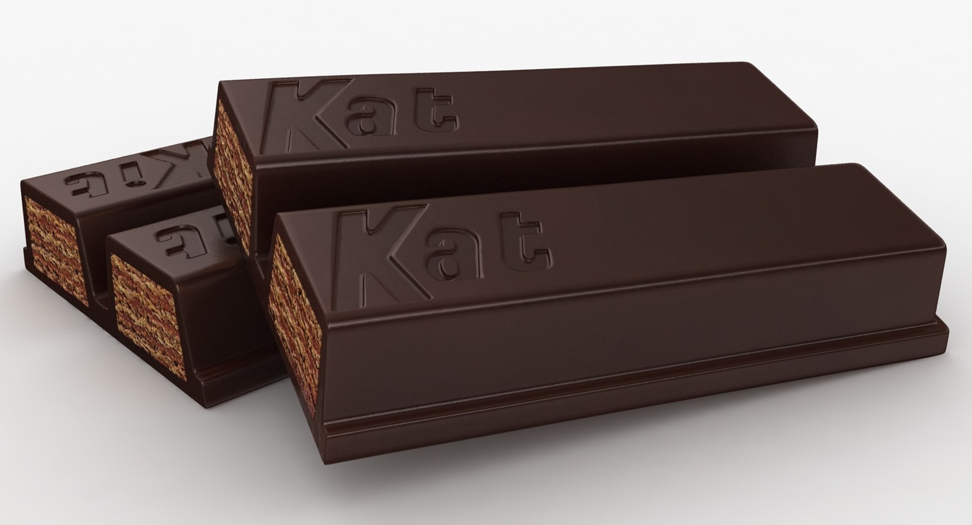 3ds realistic broken kit kat
