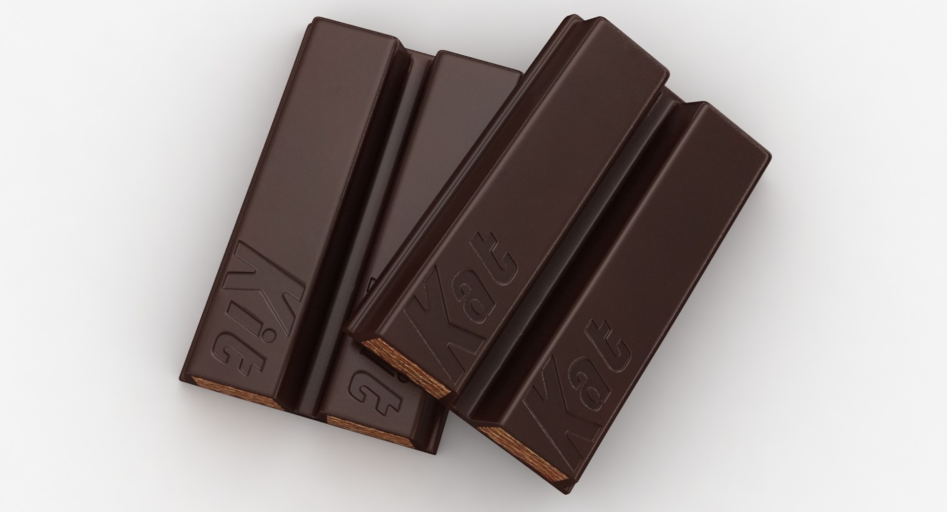 3ds realistic broken kit kat