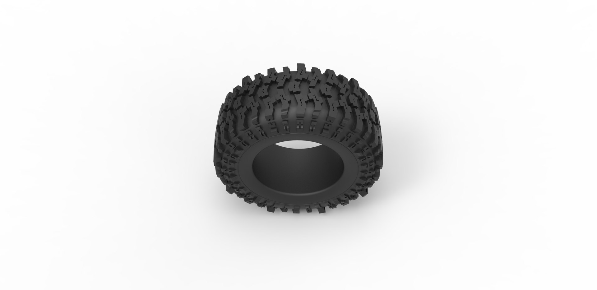 3D Diecast offroad tire Scale 1 to 25 - TurboSquid 1898509