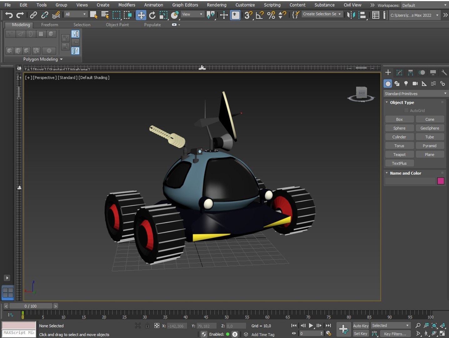 Low Poly Moon Rover 3D Model - TurboSquid 2048786