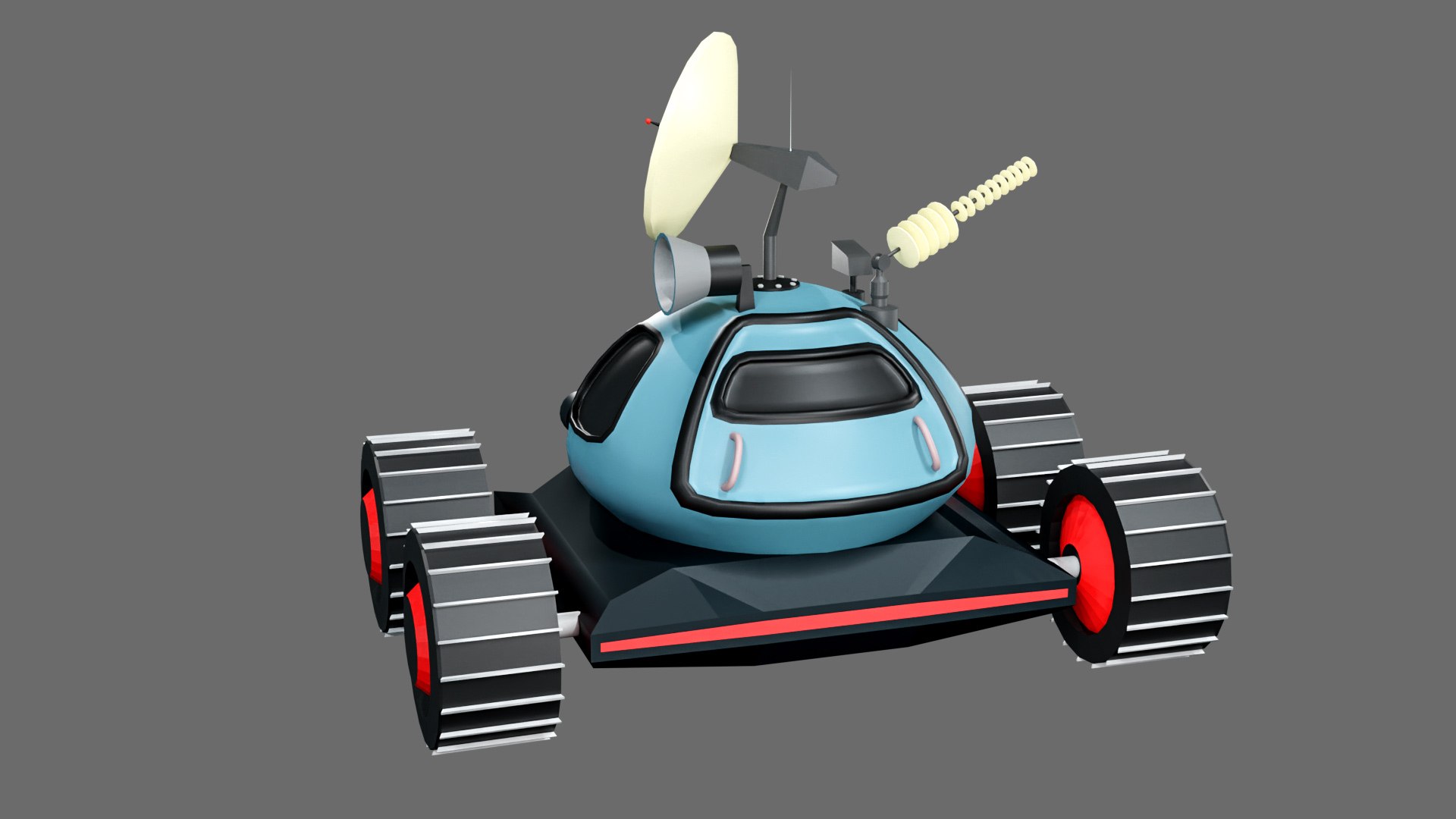 Low Poly Moon Rover 3D Model - TurboSquid 2048786
