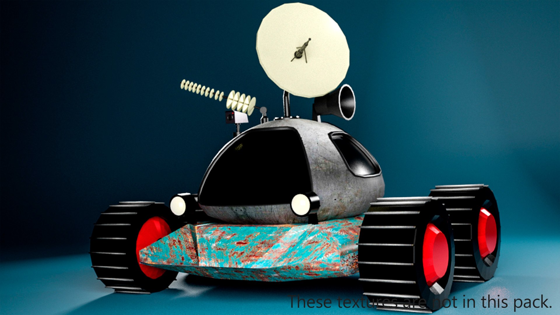 Low Poly Moon Rover 3D Model - TurboSquid 2048786