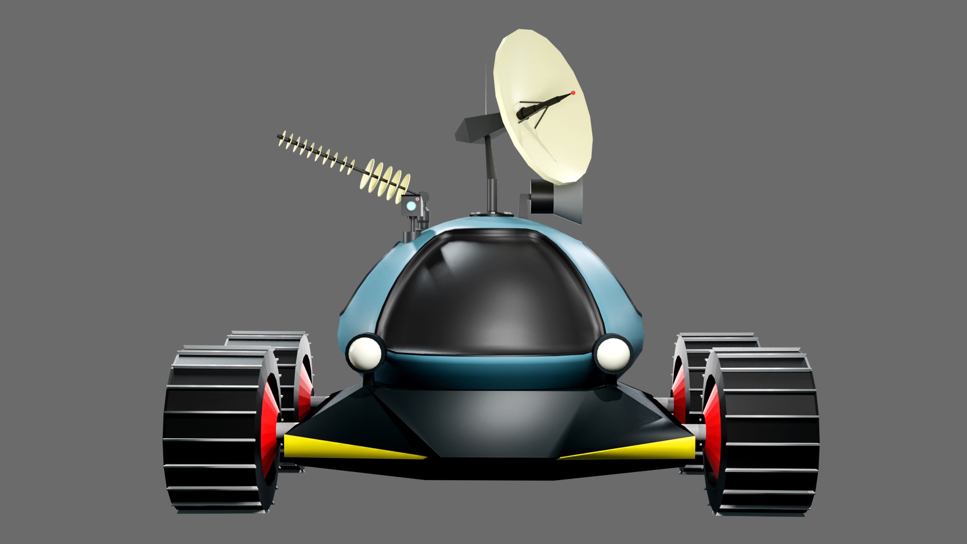 Low Poly Moon Rover 3D Model - TurboSquid 2048786