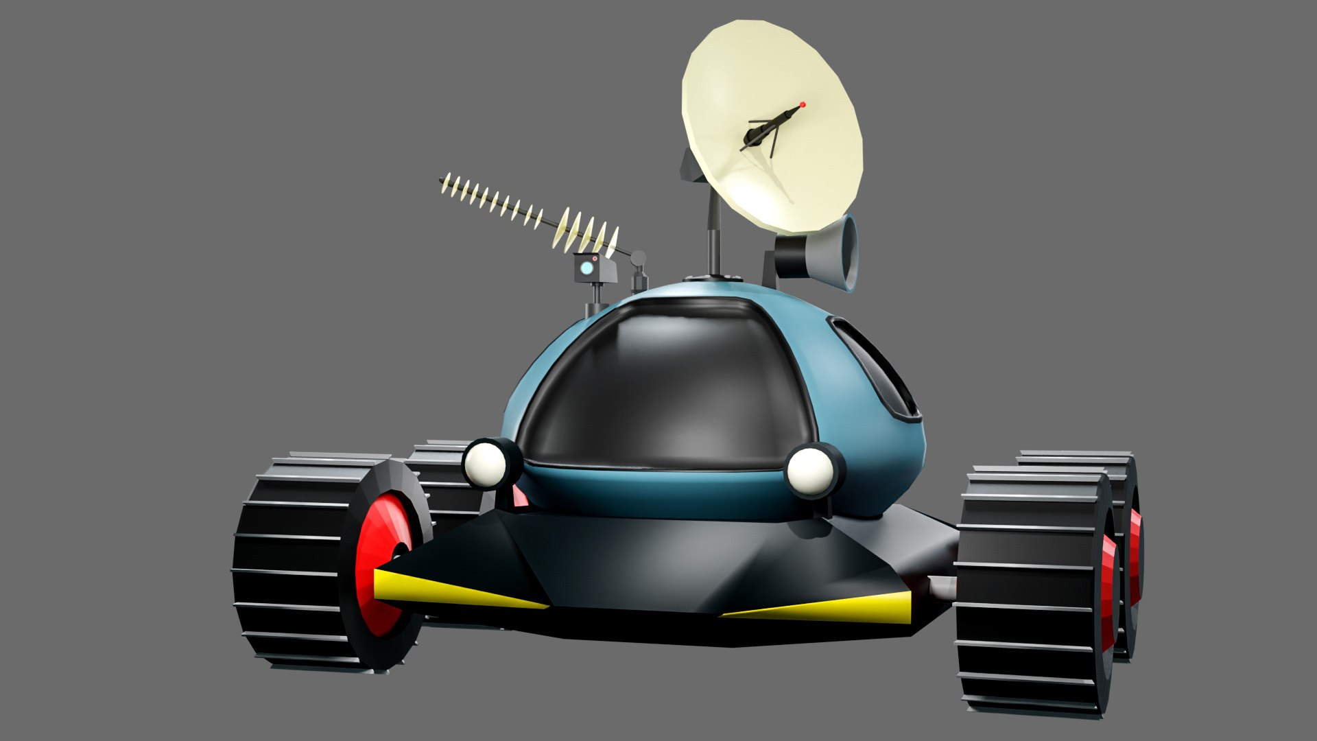 Low Poly Moon Rover 3D Model - TurboSquid 2048786