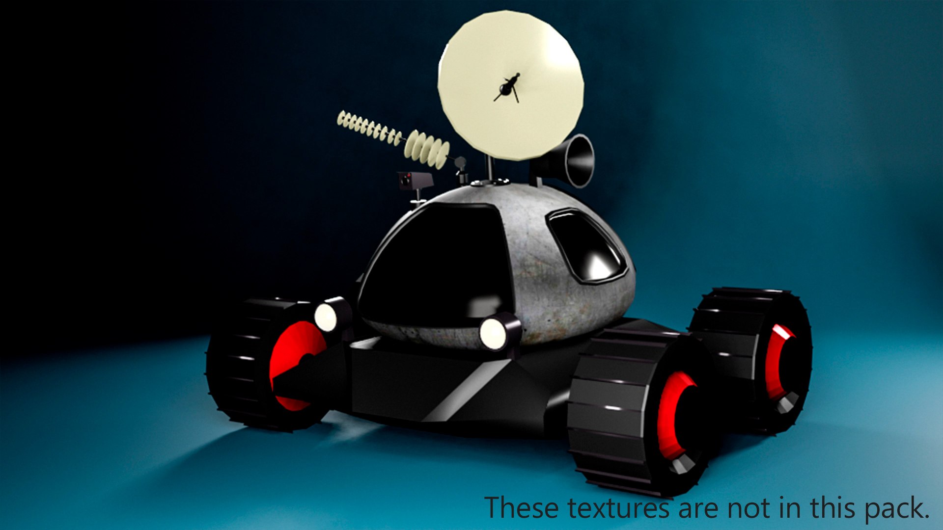 Low Poly Moon Rover 3D Model - TurboSquid 2048786