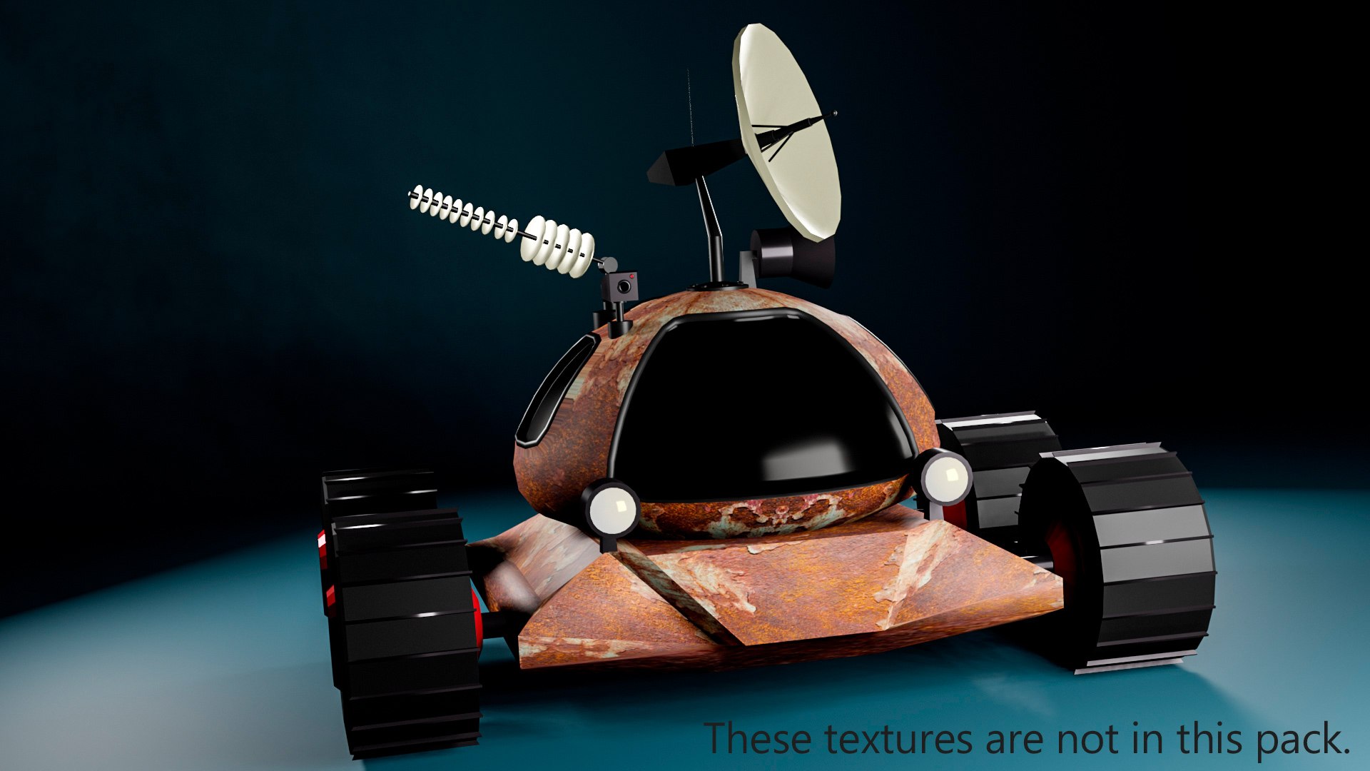 Low Poly Moon Rover 3D Model - TurboSquid 2048786