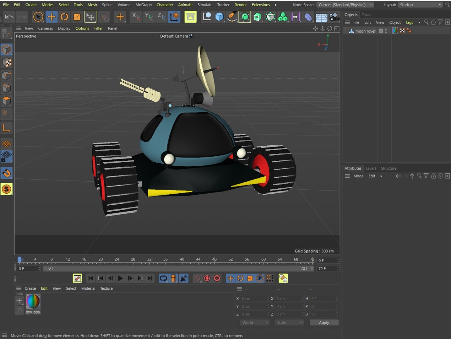 Low Poly Moon Rover 3D Model - TurboSquid 2048786