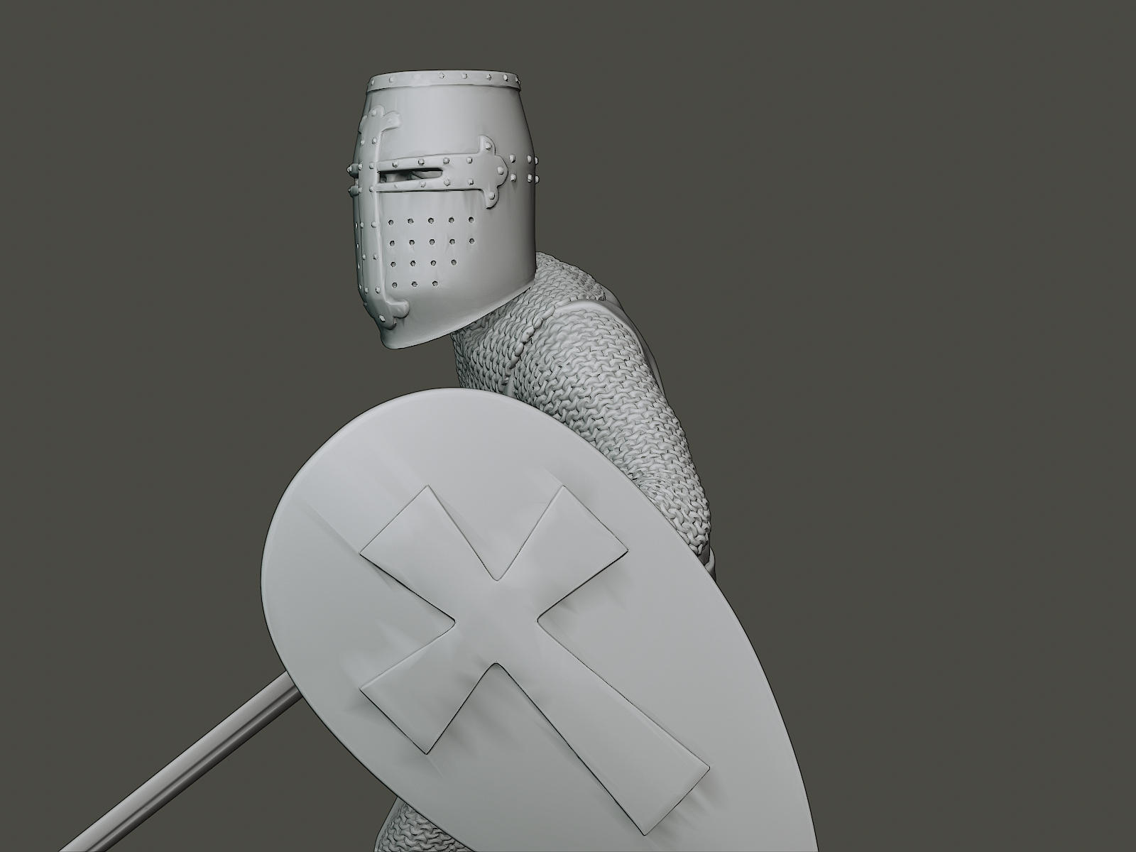 3d модель Рыцарь Тамплиер экшн T1 Turbosquid 1466152