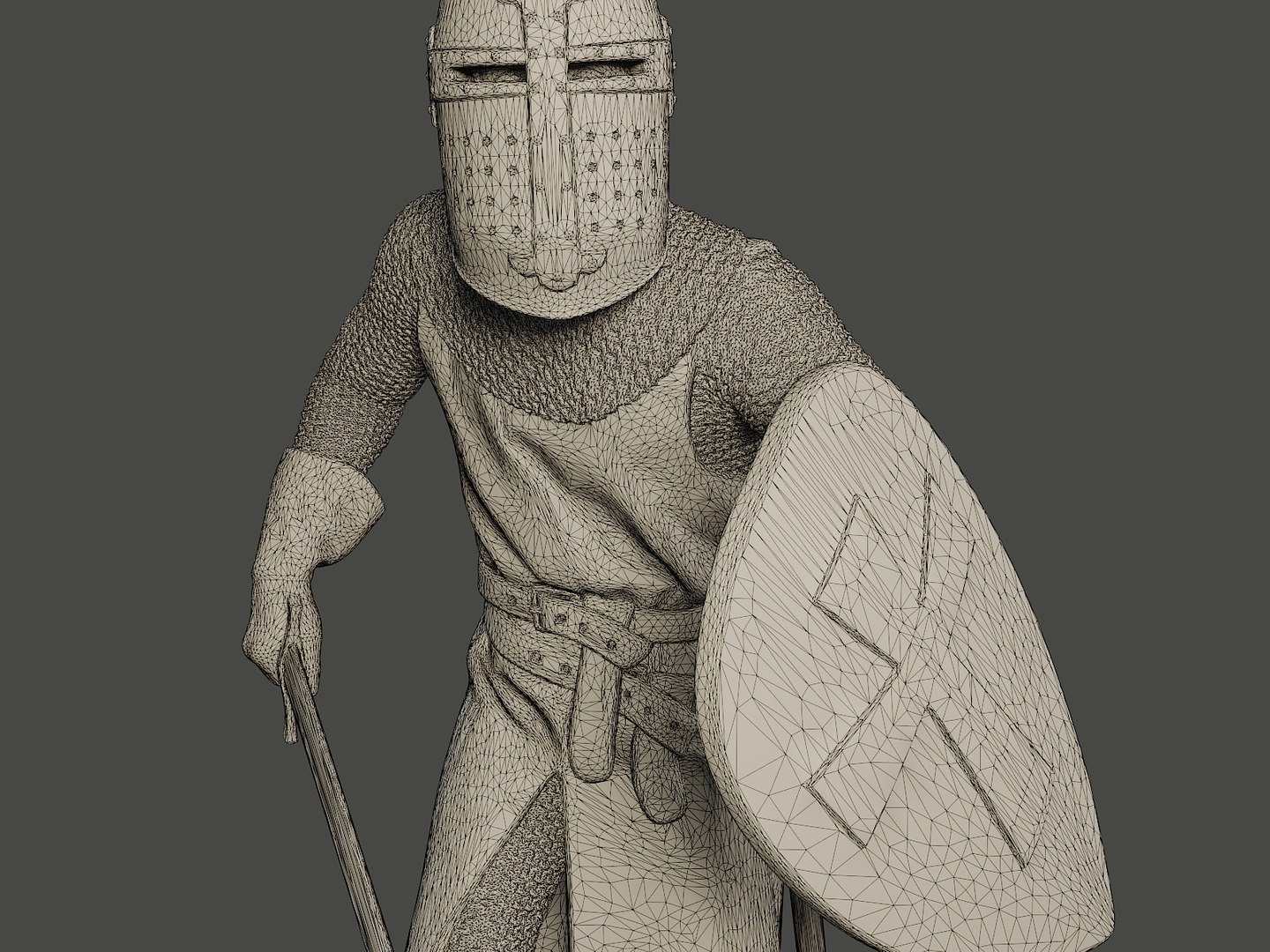 3D Model Knight Templar Action T1 - TurboSquid 1466152