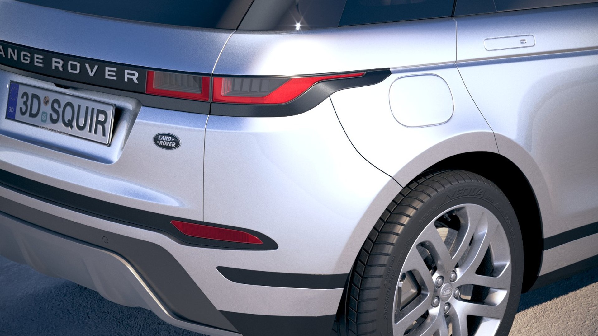 Land Rover Evoque 3D Model - TurboSquid 1362238