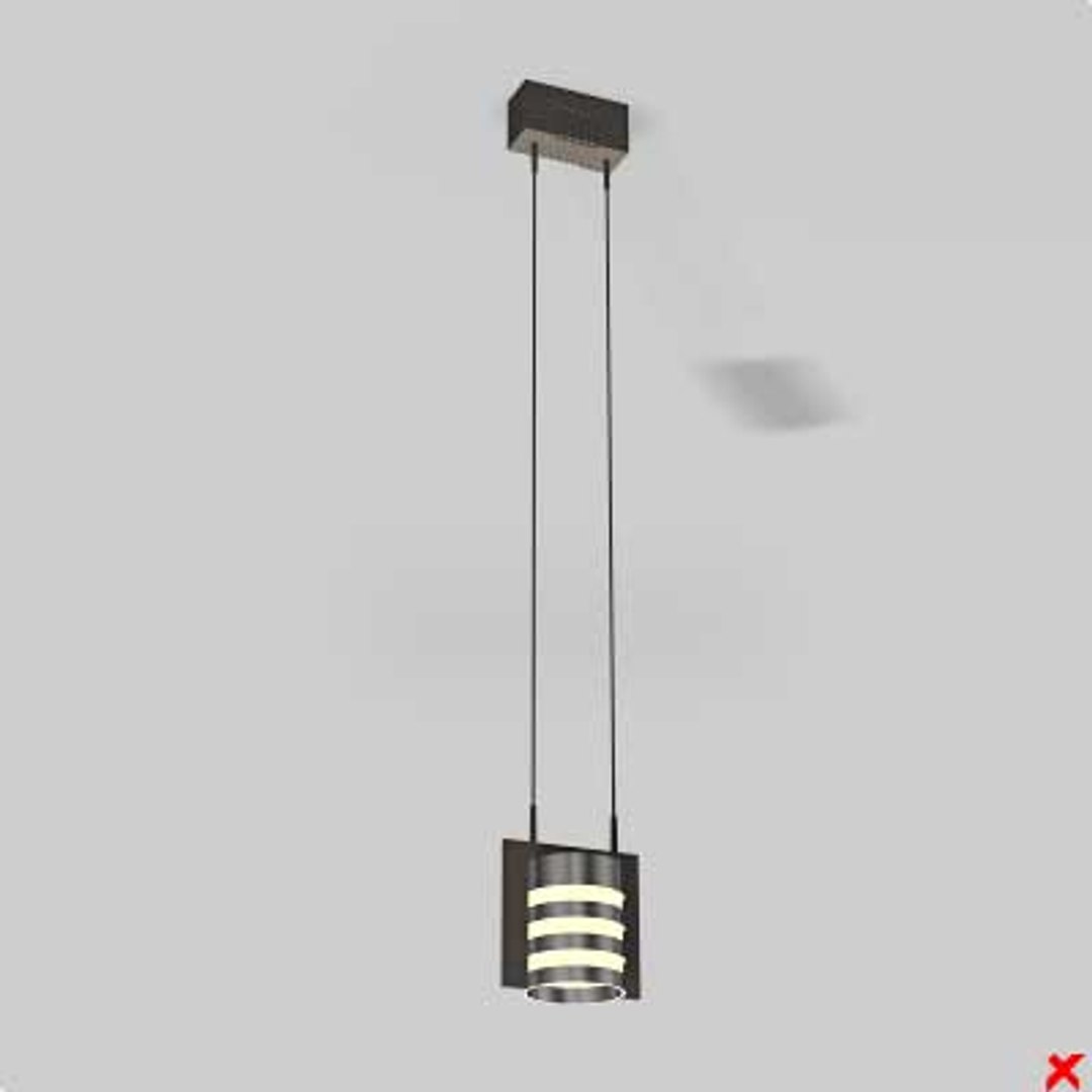 lamp hanging 3d model
