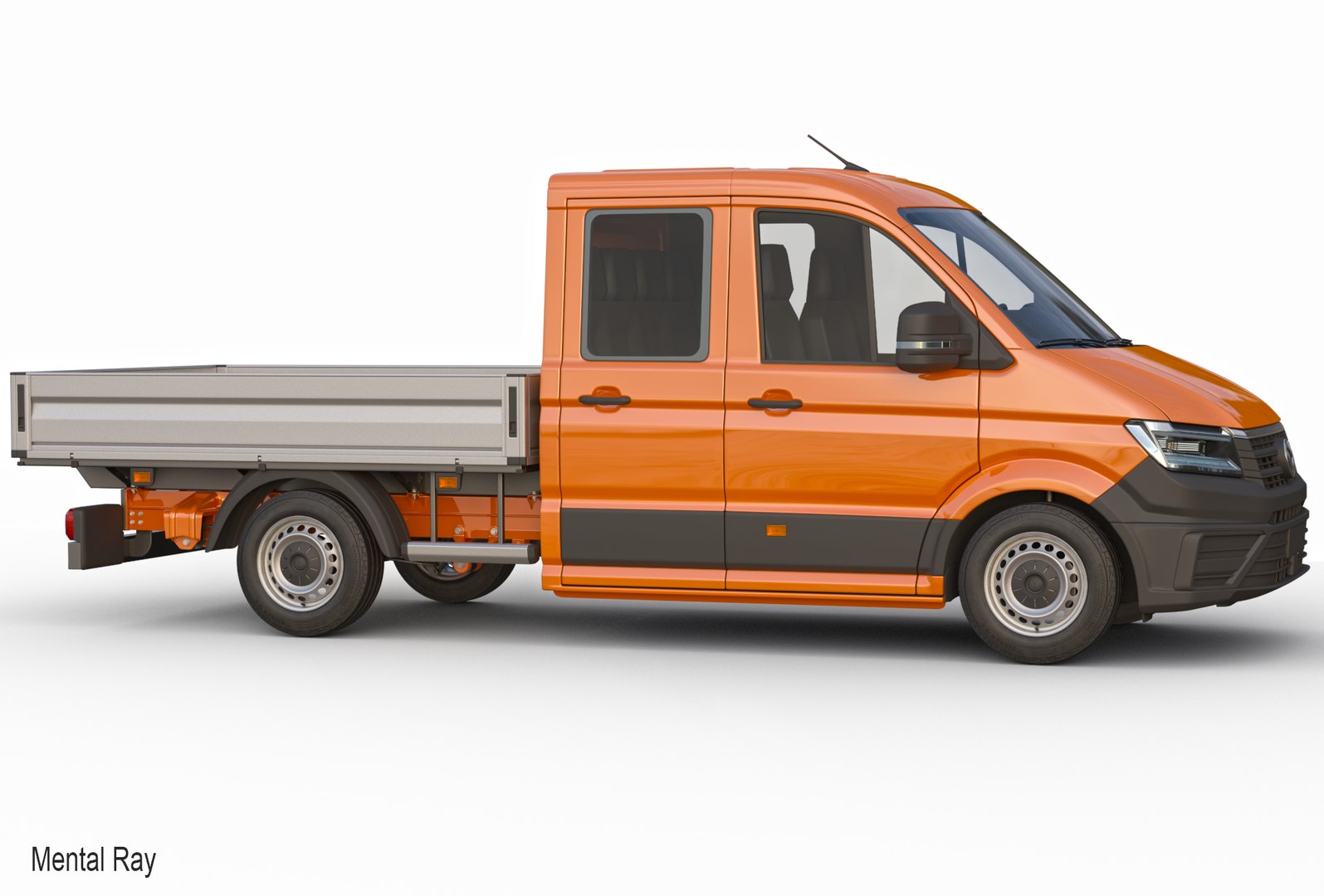 Volkswagen Crafter Double Cab 2017-2021 3D Model - TurboSquid 1841626