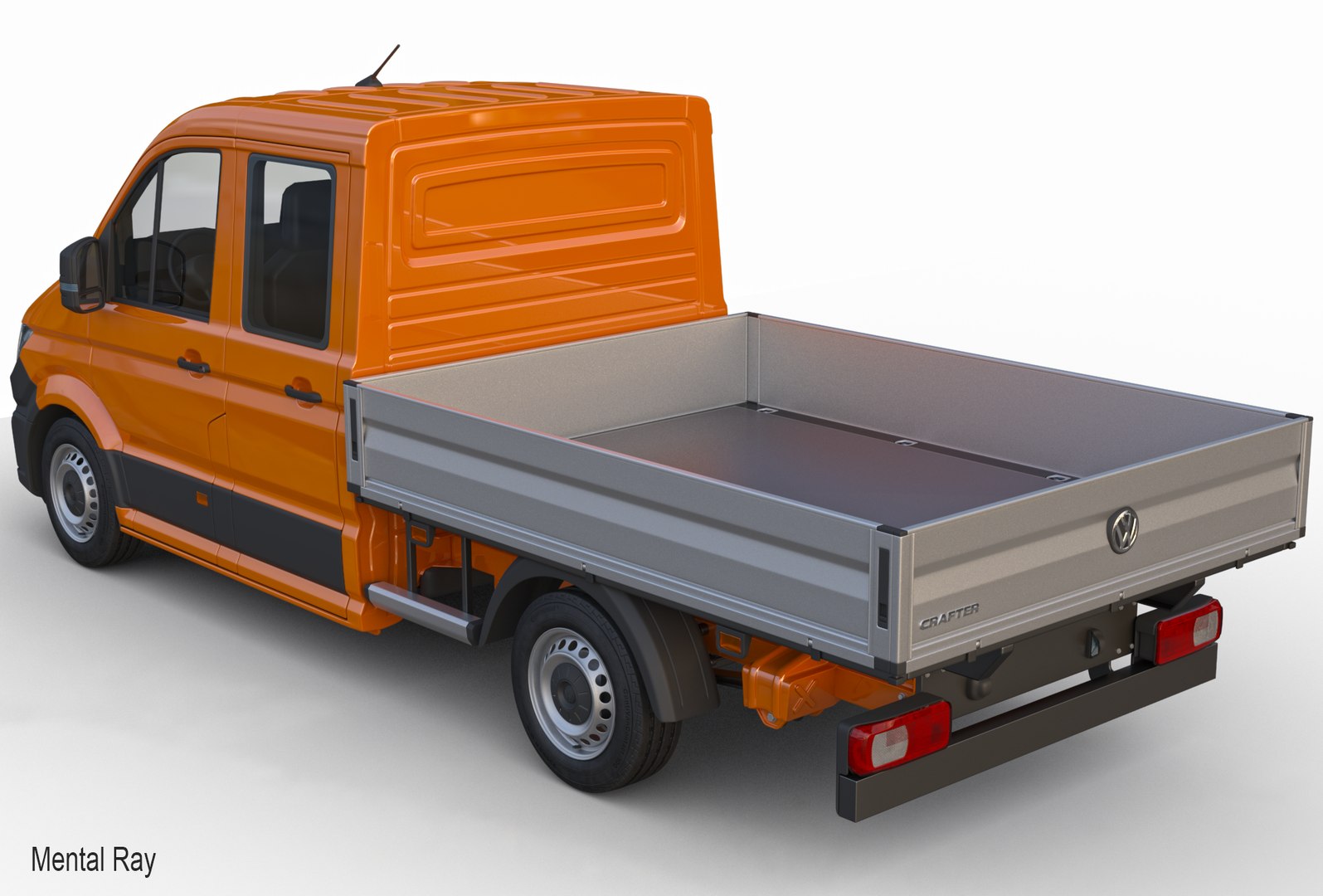 Volkswagen Crafter Double Cab 2017-2021 3D Model - TurboSquid 1841626