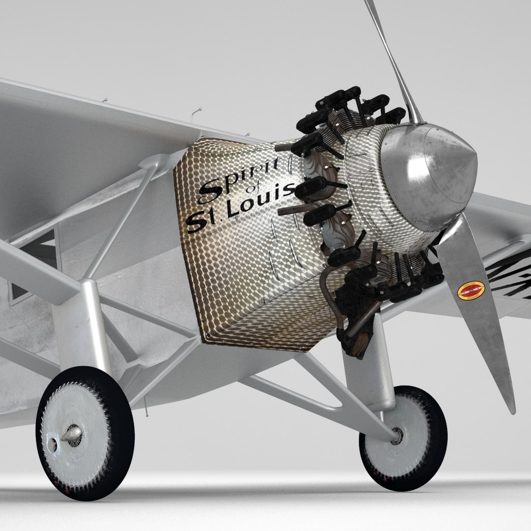 Spirit Saint St Louis 3d Model