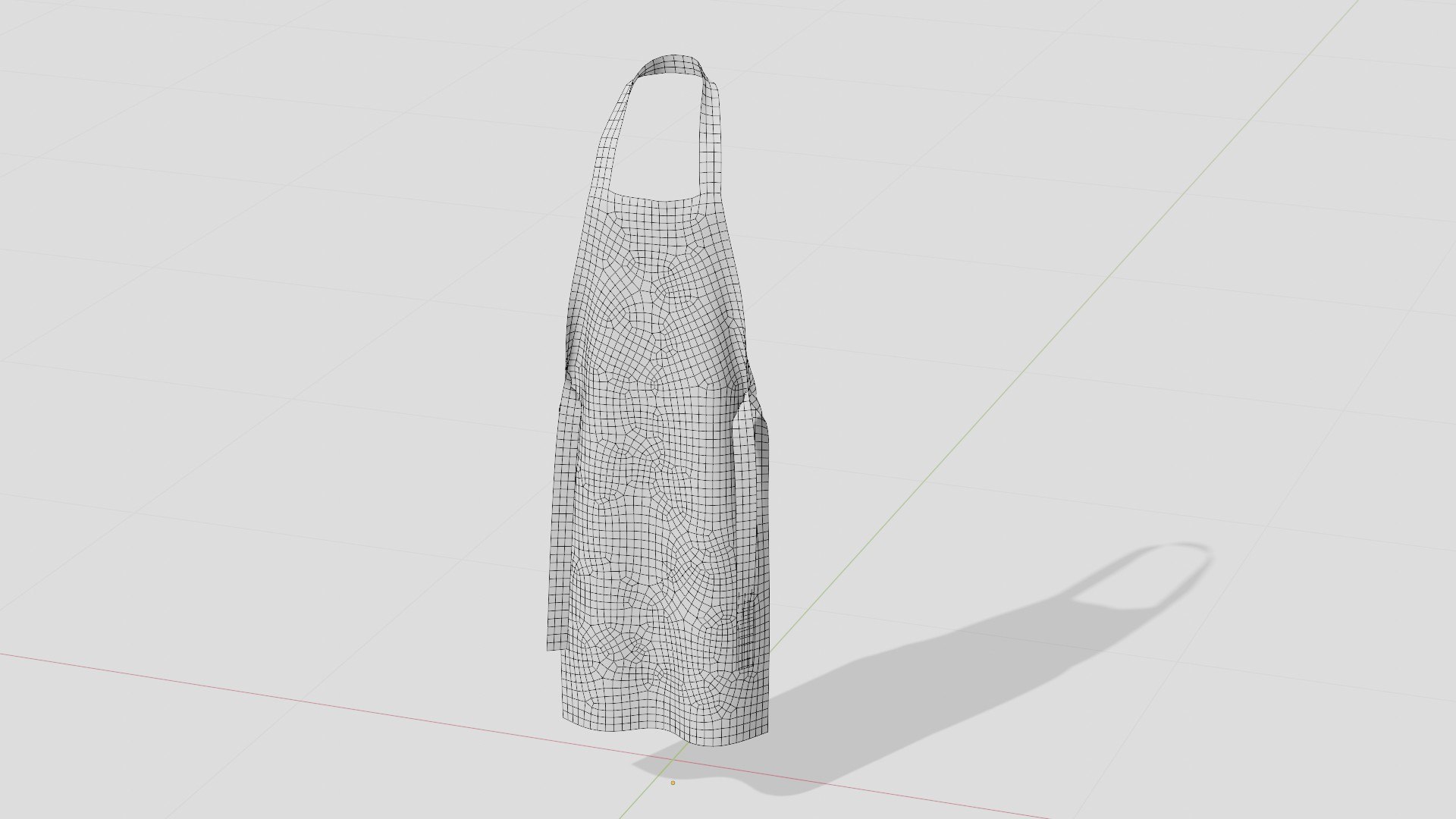 3D Black Apron Model - TurboSquid 2087995