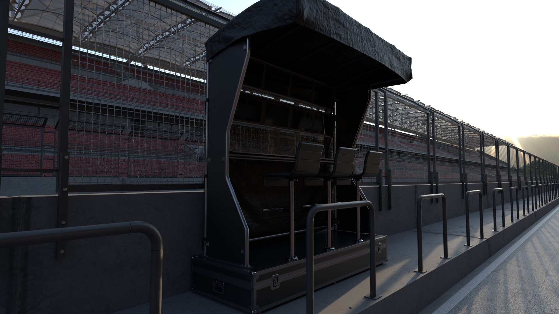 RACING TEAM PIT STOP AREA 3D - TurboSquid 2343949