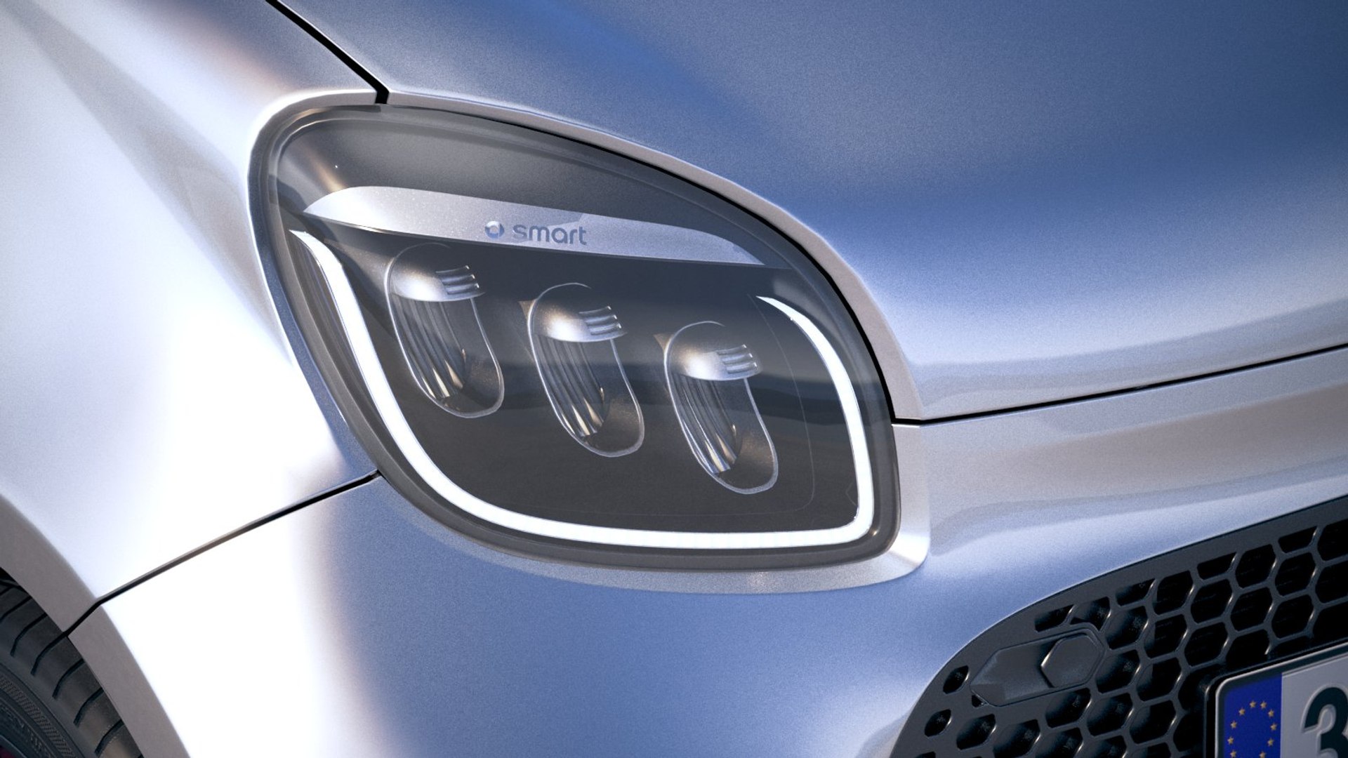 3D smart eq forfour - TurboSquid 1464436