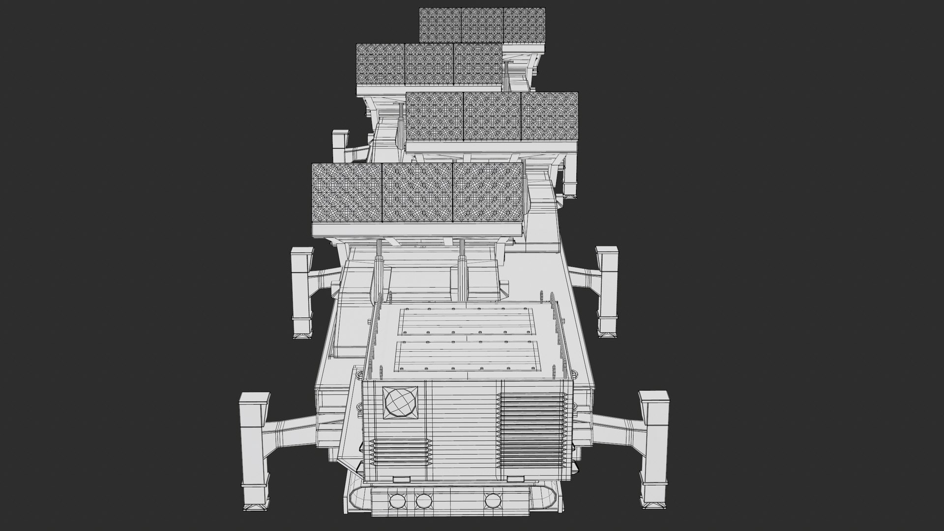 Roketsan Jobaria TR-122 Defense Rocket System Rigged PBR 3D model ...