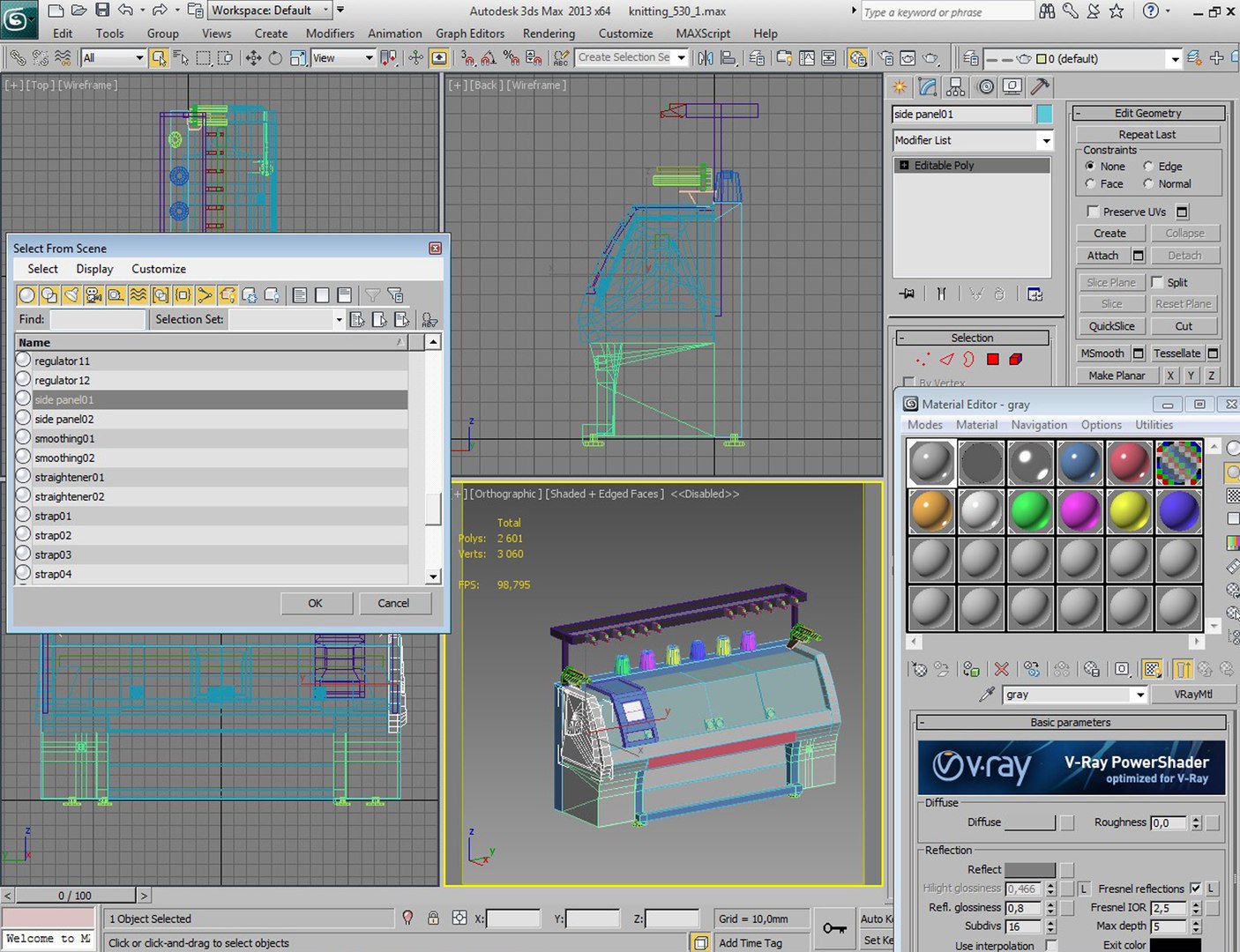 3D Model Industrial Knitting Machine - TurboSquid 1494529