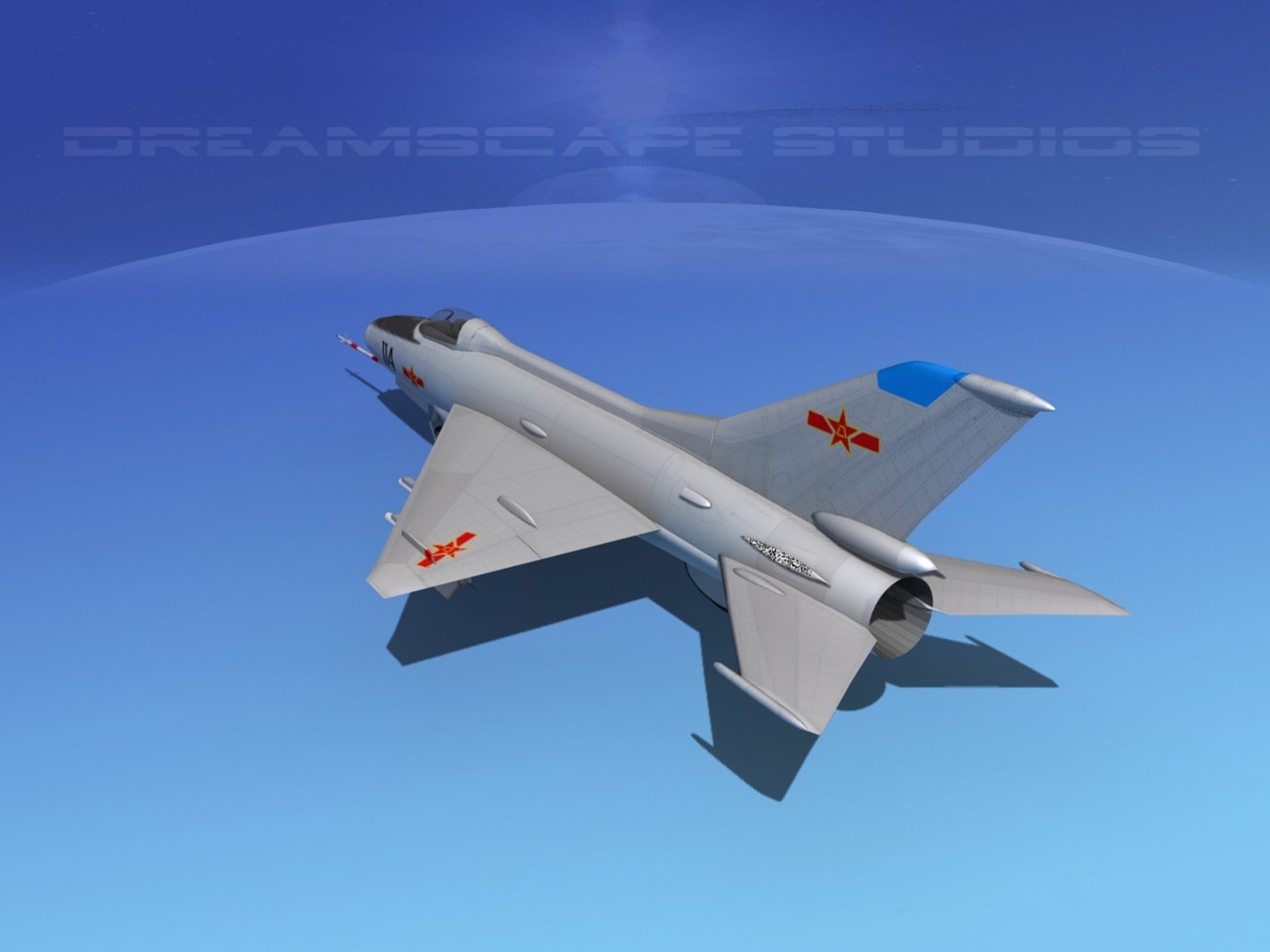 Mig-21 Fishbed Jet Fighter 3d Dxf