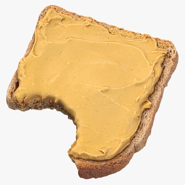 modelo 3d Tostadas Con Mantequilla De Maní 01 Mordidas - TurboSquid 2066544