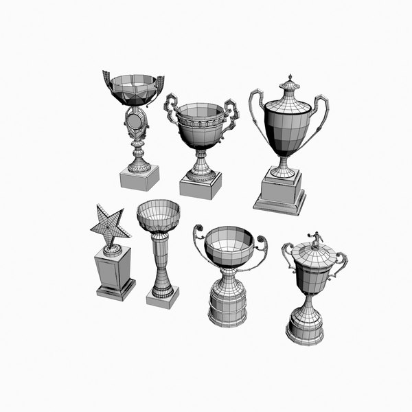 3d winner cup model