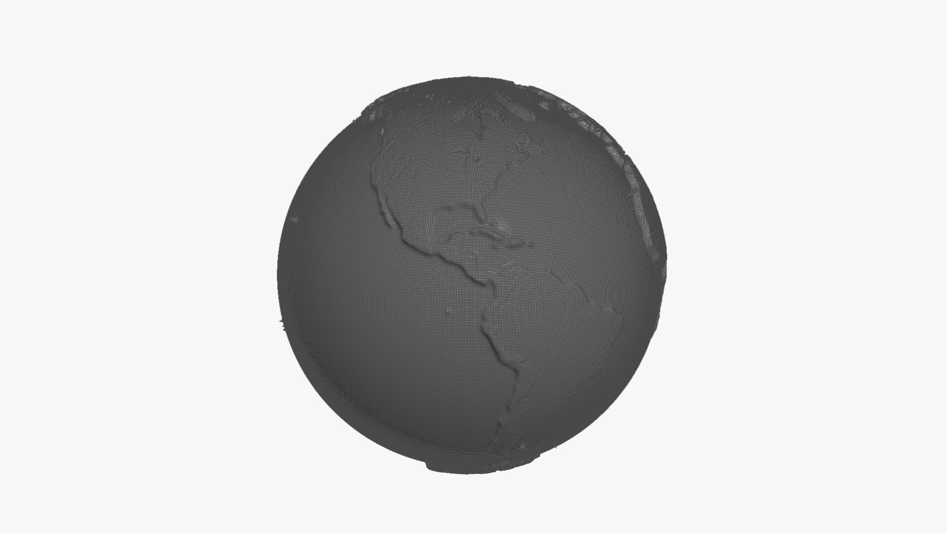 3D Topographic Earth Globe - TurboSquid 2039691