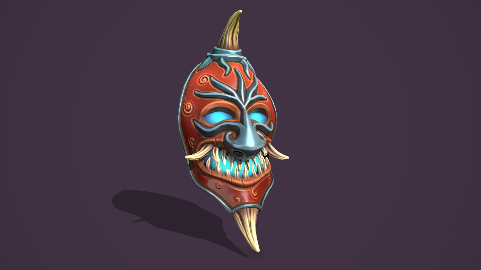 Evil mask 3D model - TurboSquid 1751548