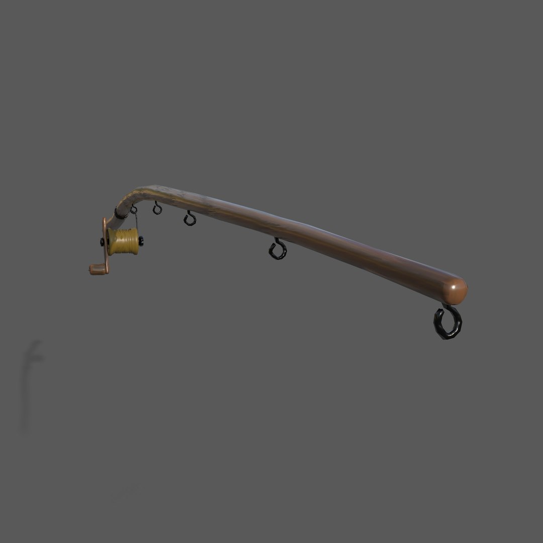 Fishing Rod 3D Model - TurboSquid 2252482