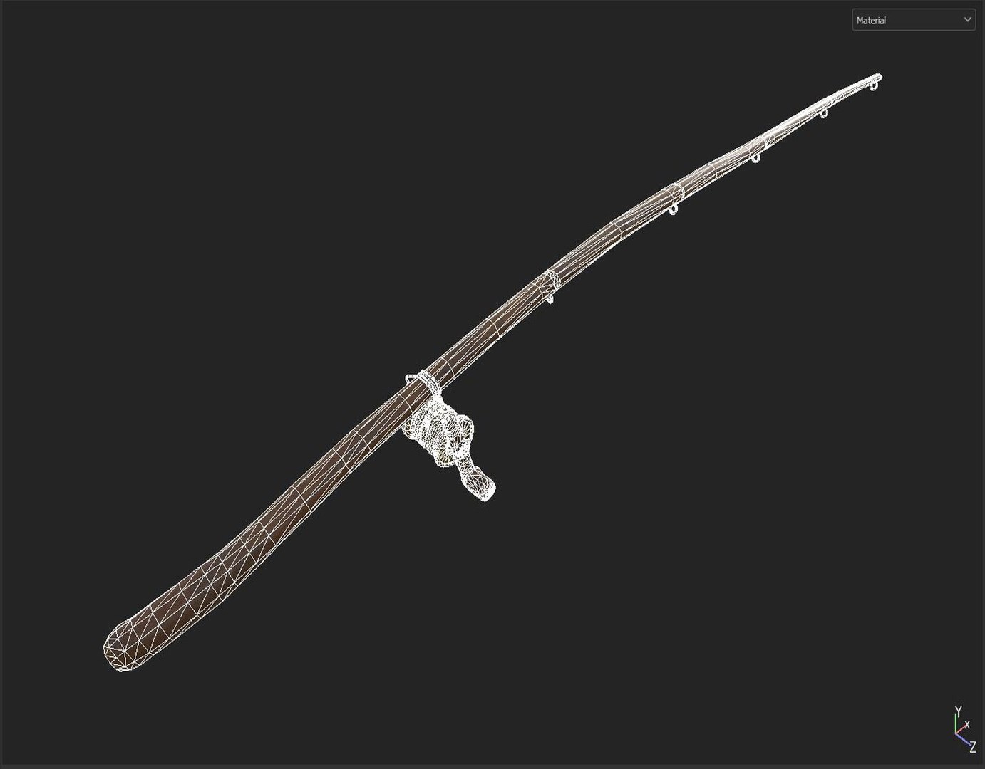 Fishing Rod 3D Model - TurboSquid 2252482