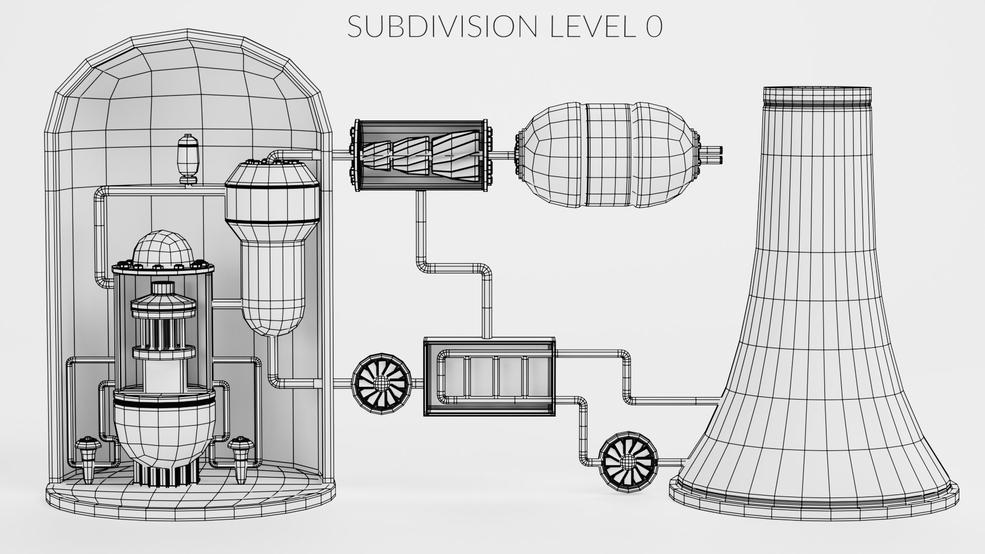 Nuclear Reactor - Animated Power Plant 3D Model - TurboSquid 2368026