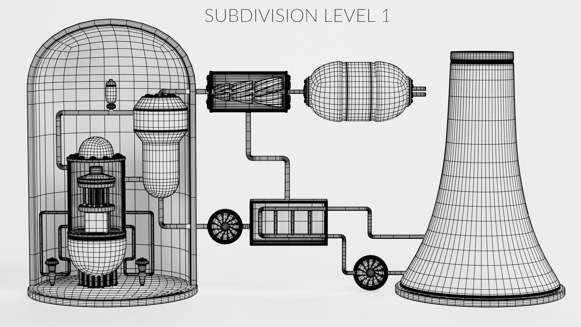 Nuclear Reactor - Animated Power Plant 3D Model - TurboSquid 2368026