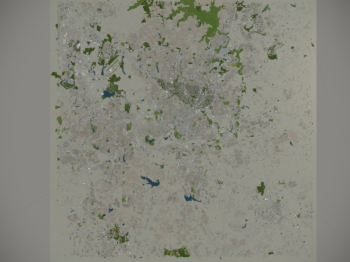 City Raleigh Surrounding Area 3D Model - TurboSquid 1404777