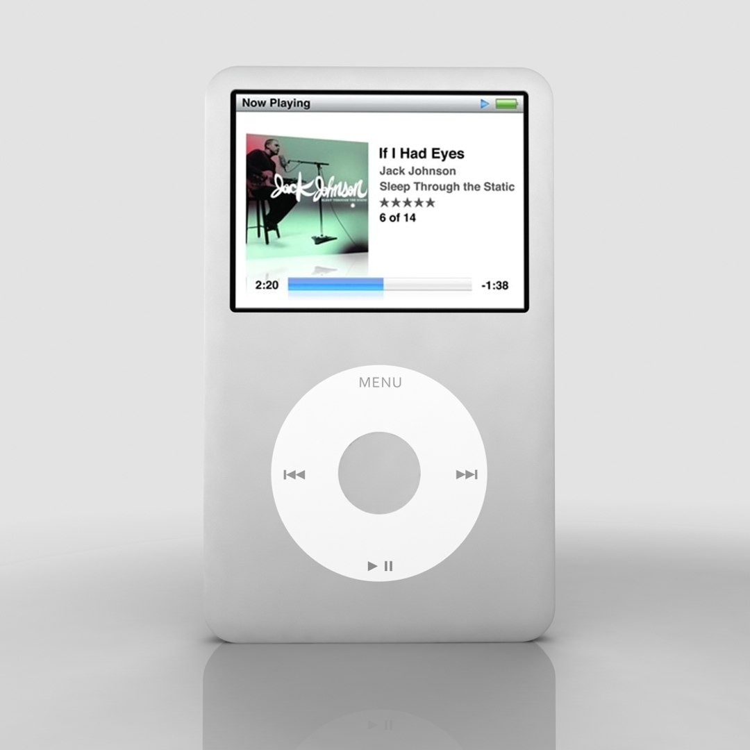 Apple Ipod Classic 3d Model