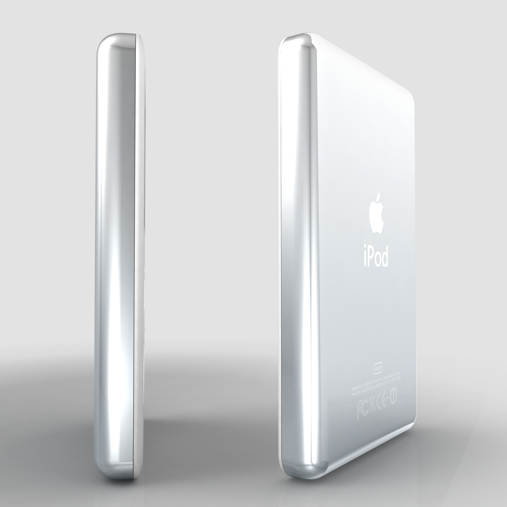 apple ipod classic 3d model