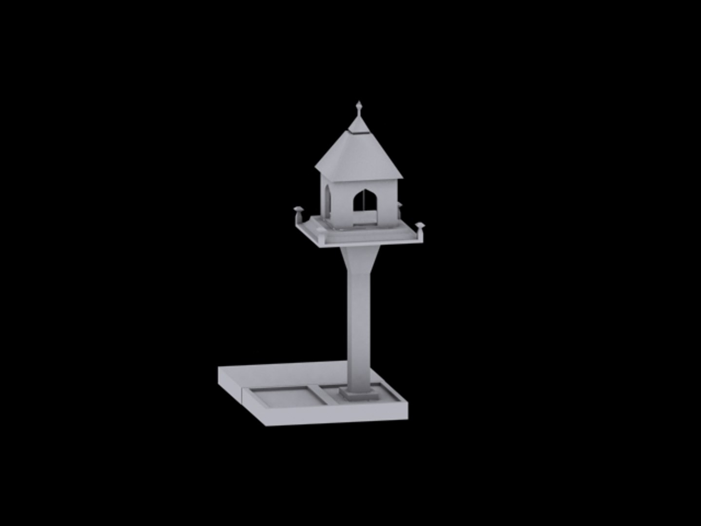 3d Spirit House Model