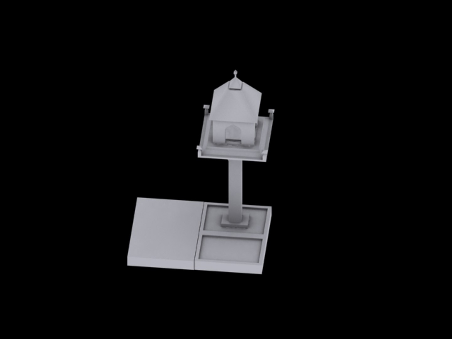 3d Spirit House Model