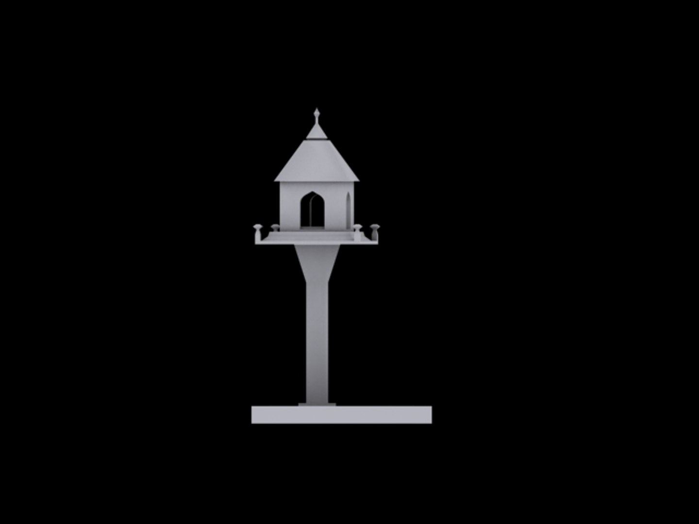 3d Spirit House Model