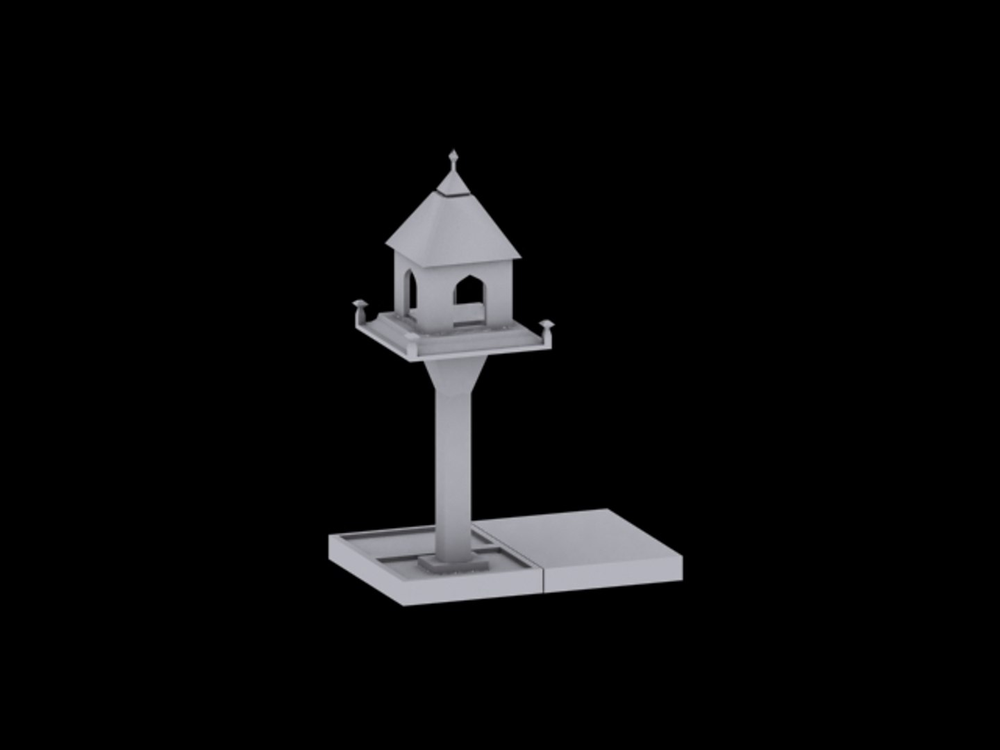 3d Spirit House Model