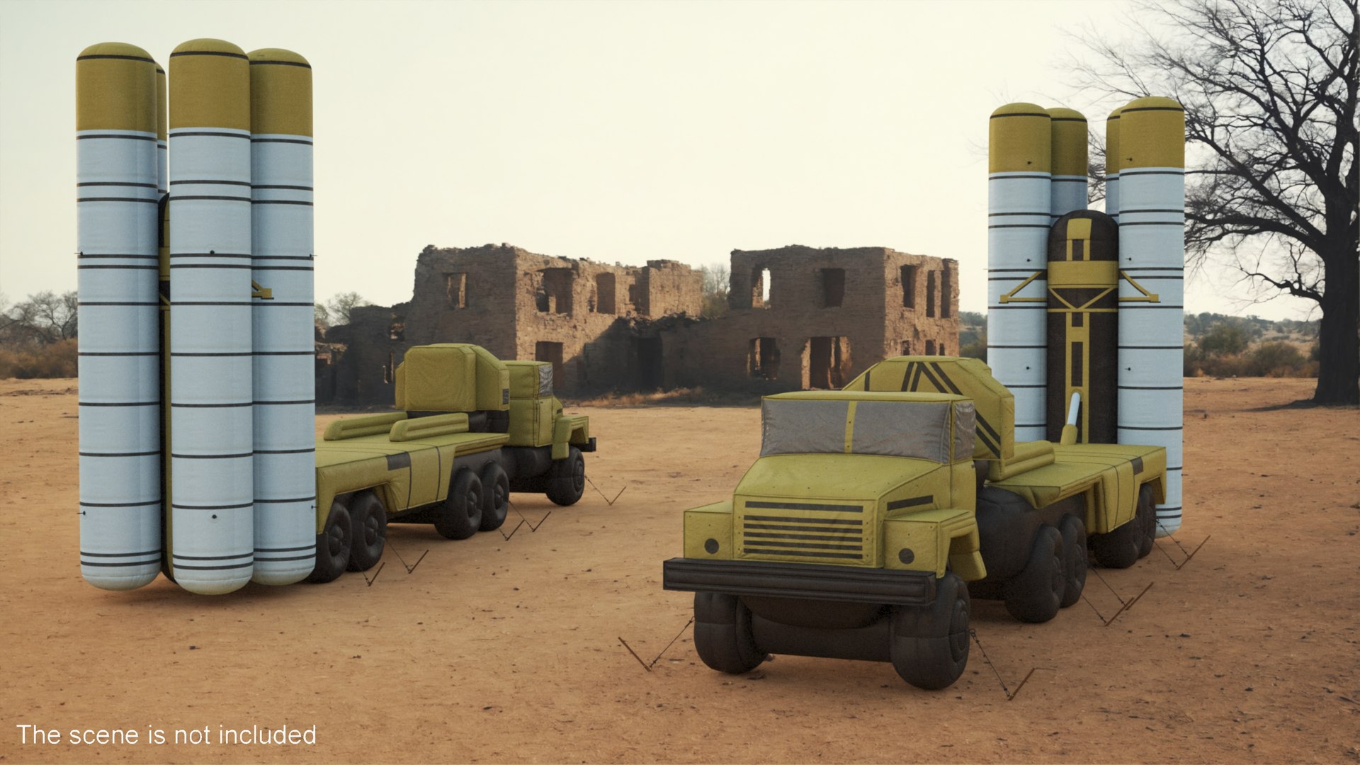 Military Dummy Inflatable SAM 3D - TurboSquid 2183265