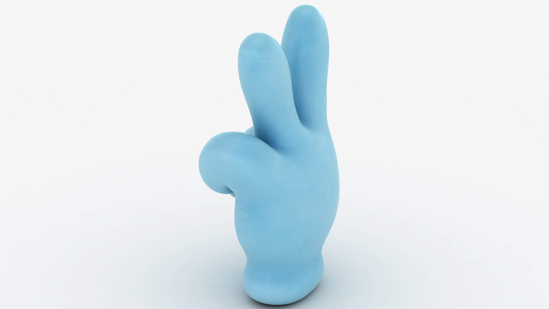 Cartoon Glove Hands Victory 3D Model - TurboSquid 1639463