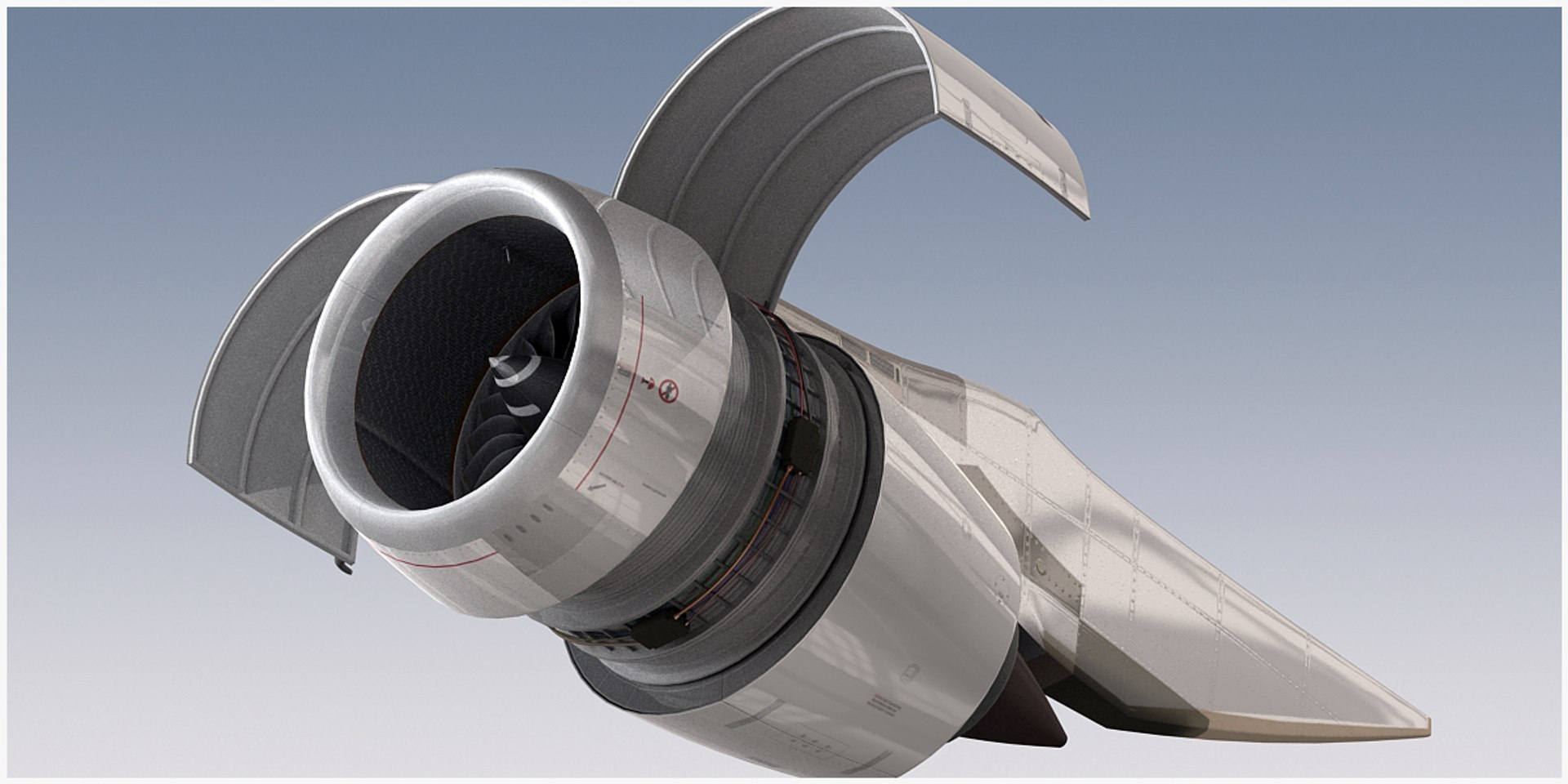 Airbus A380 Engine 3D - TurboSquid 1463564