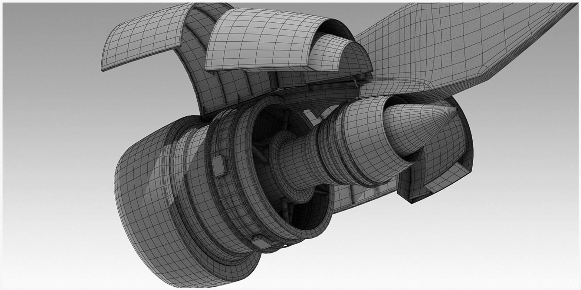 Airbus A380 Engine 3D - TurboSquid 1463564
