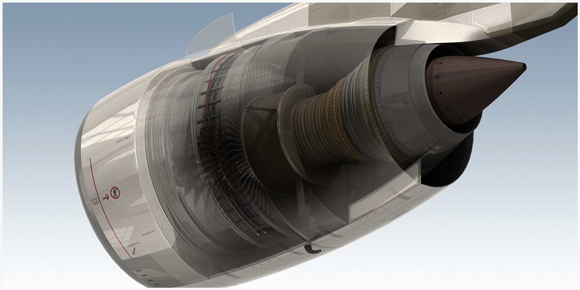 Airbus A380 Engine 3D - TurboSquid 1463564