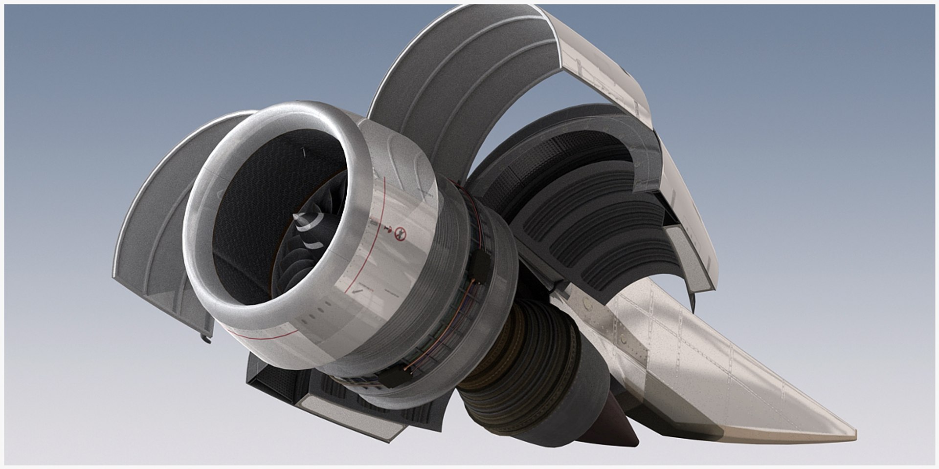 Airbus A380 Engine 3D - TurboSquid 1463564