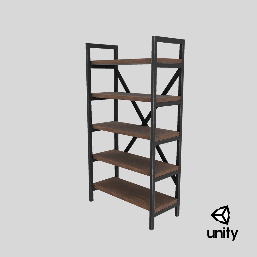 3D Bookshelf - TurboSquid 1944973