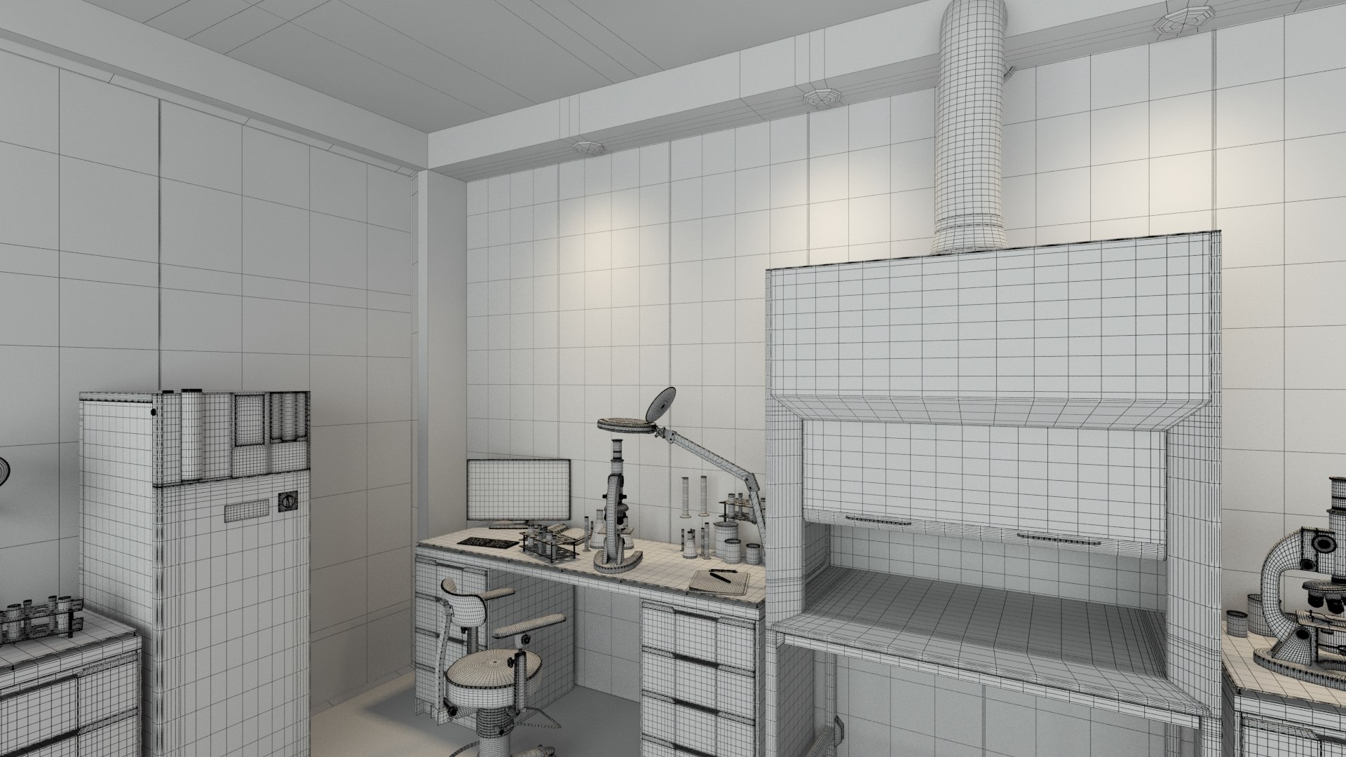 Scientific Laboratory 3D Model - TurboSquid 1505230