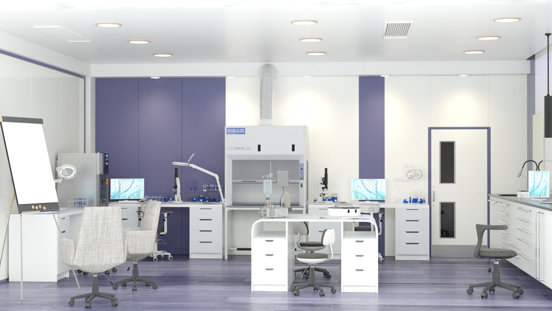 Scientific Laboratory 3D Model - TurboSquid 1505230