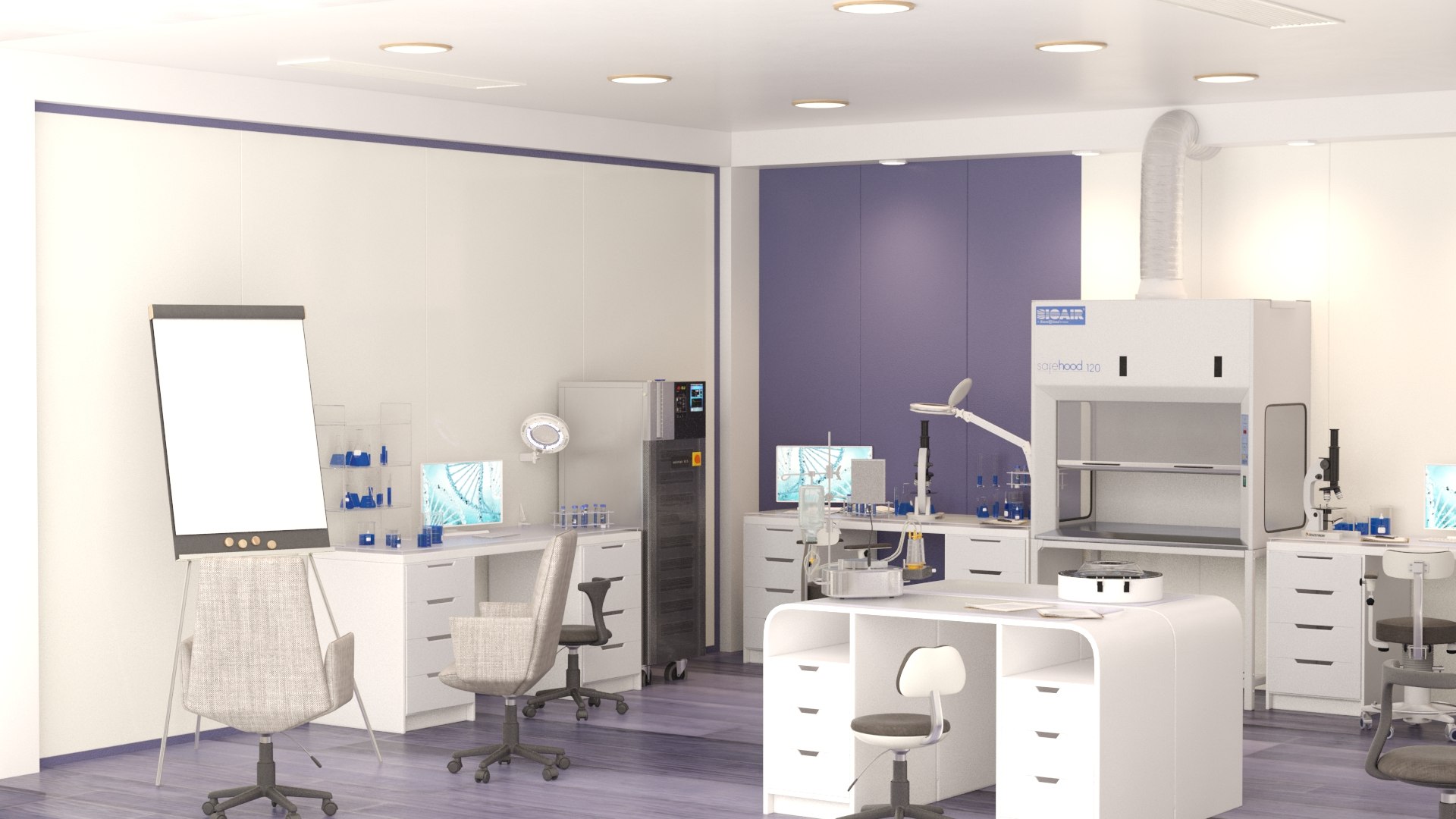 Scientific Laboratory 3D Model - TurboSquid 1505230